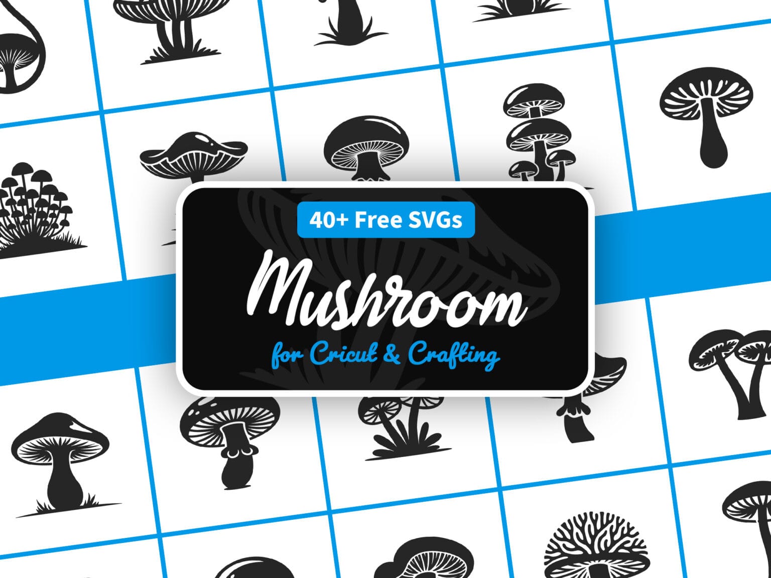 Free Mushroom SVG Bundle For Cricut & Silhouette (40+ Files) - AllFreeSVG